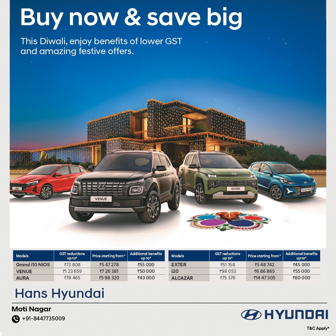 Celebrate This Diwali With Exclusive Offers at Hans Hyundai Showroom in ...